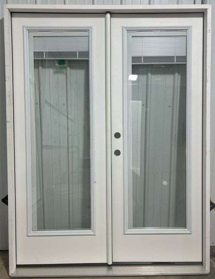 (WE) REEB 60” FMB RH Full-View Exterior Pre-Hung Double Door - Kraft ...