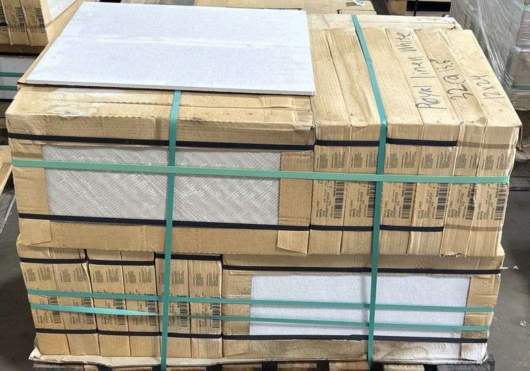 (WE)Florida Tile ROYAL LINEN WHITE 12x24 Porcelain - Kraft Auction ...