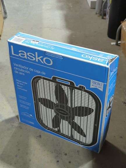 Lasko Air Circulating Box Fan **Sealed Box** - Kraft Auction Service, LLC