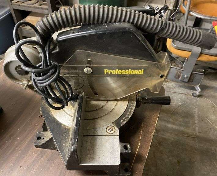 (E) Black and Decker 1703-1 10in Miter Saw - Kraft Auction Service, LLC
