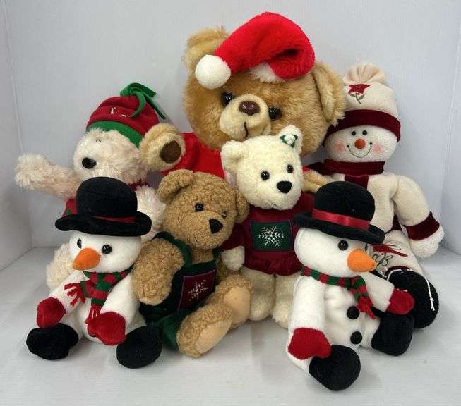 (P) Plush Snowmen & Christmas Bears - Kraft Auction Service, LLC