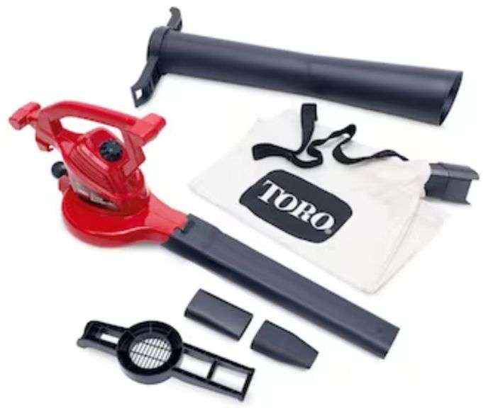 (CV) Toro Ultra Electric Blower+Vacuum+Mulcher - Kraft Auction Service, LLC