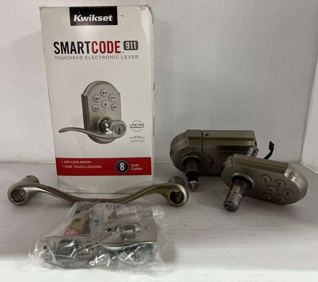 (R) Kwikset SmartCode 911 Touch Pad Electronic Level - Kraft Auction ...