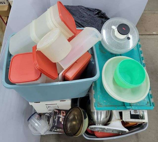 (S) Pallet Lot Of Kitchenware Includes Tupperware Utensils A KitchenAid ...