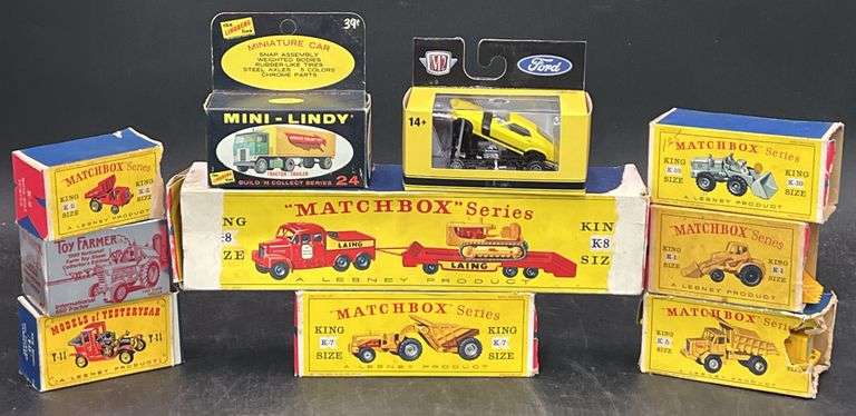 (J) Lesney Matchbox ERTL Castline And More Toy Vehicles - Kraft Auction ...