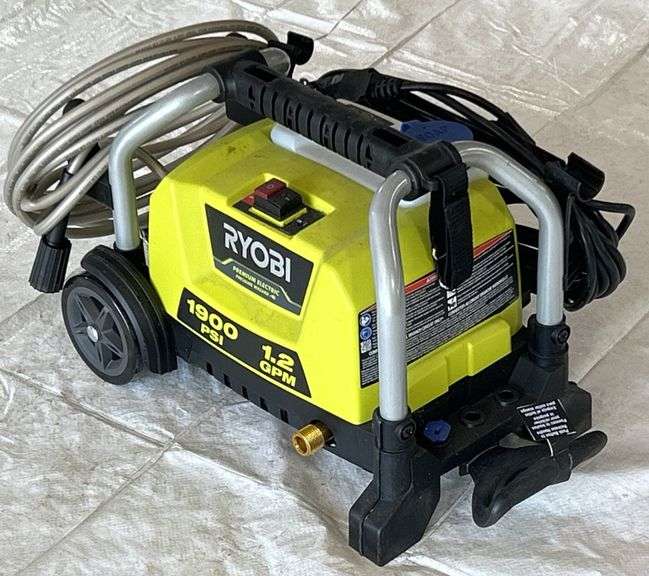 (CV) Ryobi 1900 PSI Electric Pressure Washer - Kraft Auction Service, LLC