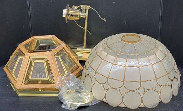 (Z) Pearl Lamp Shade, Cloth Shade, Ceiling Light, And Wall Mounted ...