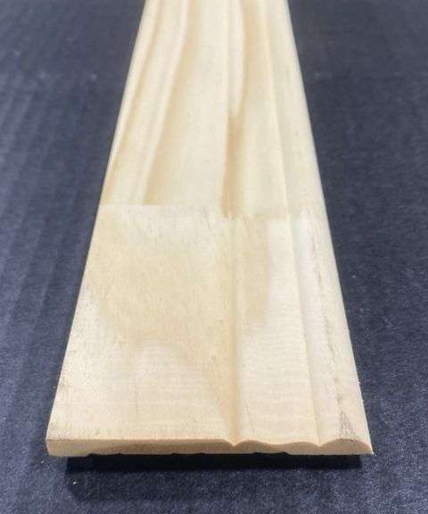 (WE) Metrie Pine Low Profile Base Trim, 3-1/4”x16’ - Kraft Auction ...