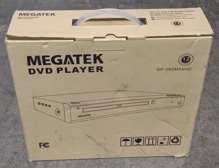 Megatex DVD Player (Model DP-260M55HD) - Kraft Auction Service, LLC
