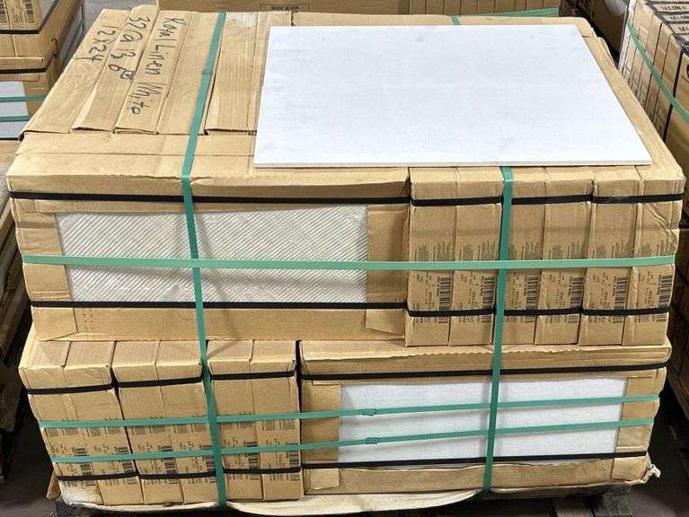 (WE)Florida Tile ROYAL LINEN WHITE 12x24 Porcelain - Kraft Auction ...