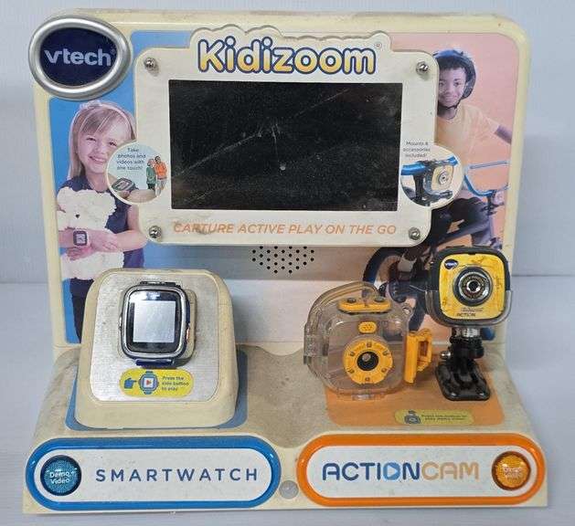(R) VTech Kidizoom Smartwatch & ActionCam Display Case - Kraft Auction ...