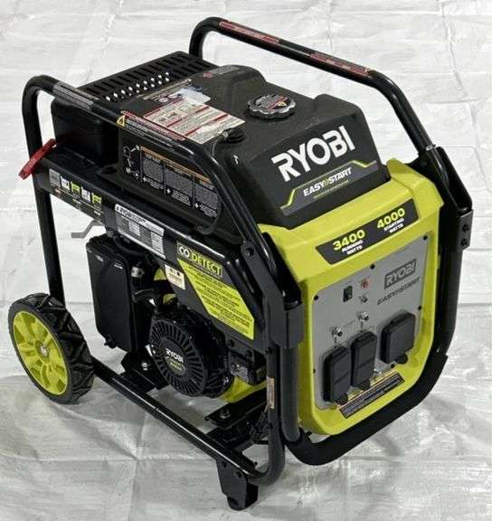 (CU) Ryobi 4000W Gas Digital Inverter Generator - Kraft Auction Service ...