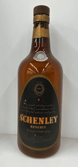 (X) Schenley Reserve Whiskey Bottle - Kraft Auction Service, LLC