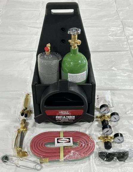 (CU) Lincoln Electric Port-A-Torch Kit - Kraft Auction Service, LLC