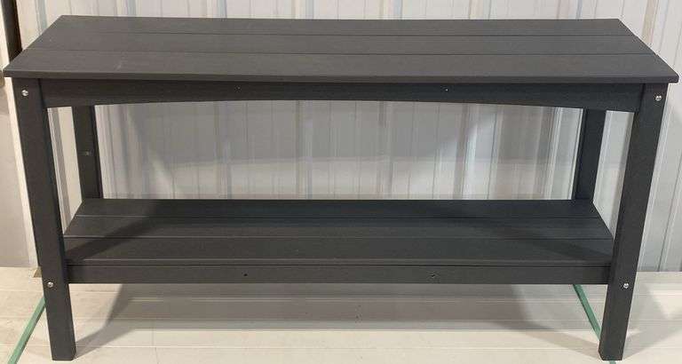 (CZ) Westin Outdoor Patio Bar Console Table - Kraft Auction Service, LLC