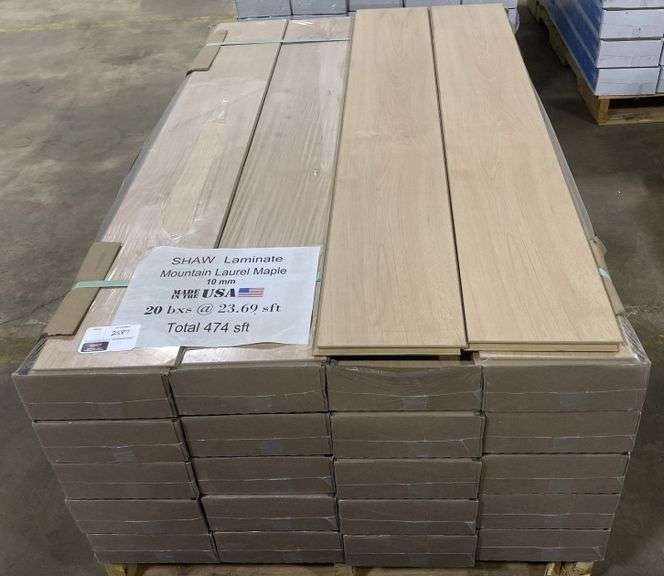 (WE) Shaw Laminate MOUNTAIN LAUREL MAPLE - Kraft Auction Service, LLC
