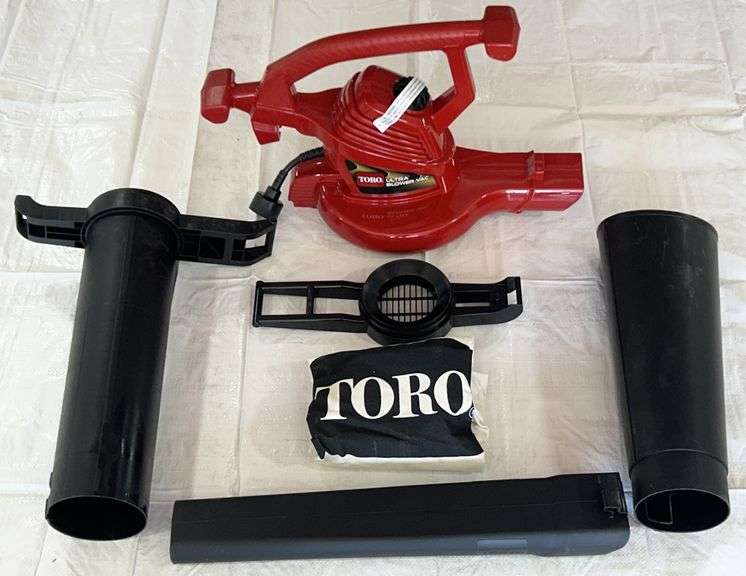 (CV) Toro Ultra Electric Blower+Vacuum+Mulcher - Kraft Auction Service, LLC
