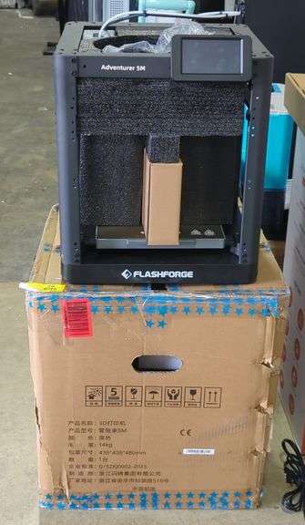 Flashforce Adventure 5M 3D Printer (Model Adventure 5M) - Kraft Auction ...