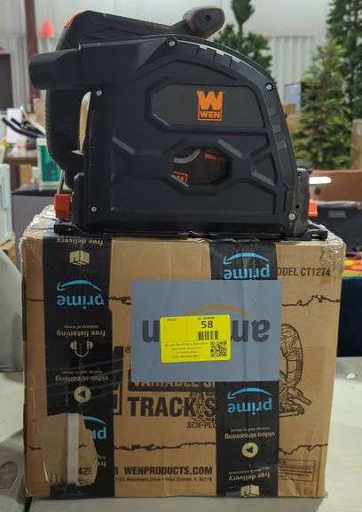 WEN Variable Speed Track Saw (Model CT1274) - Kraft Auction Service, LLC