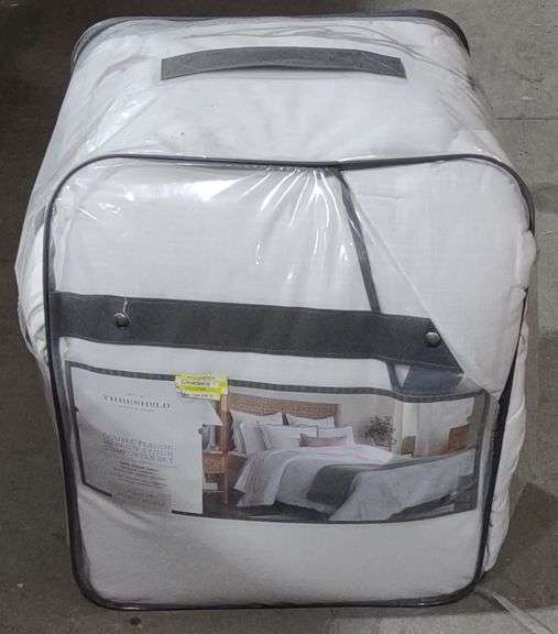 Threshold Full Queen Double Flange Merrow Stitch Comforter Set (90"×94 ...