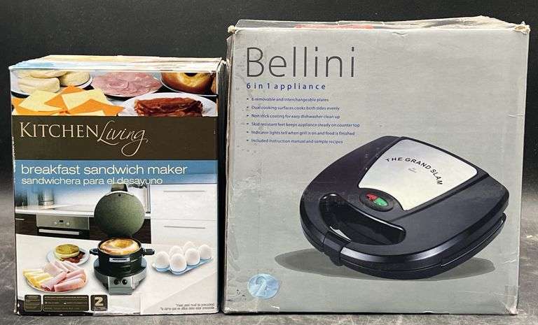 (S) Kitchen Living Breakfast Sandwich Maker And Bellini The Grand Slam ...