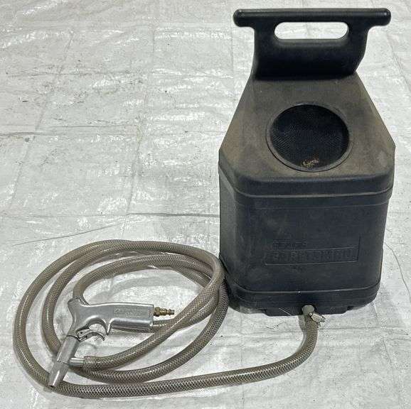 (L) Craftsman Portable Sand Blaster 20” w/ Hose - Kraft Auction Service ...