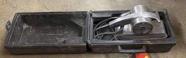 (E) Craftsman 3x21in Corded Belt Sander with Case - Kraft Auction ...