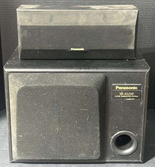 (H) Panasonic Active Subwoofer #SB-AS250 & - Kraft Auction Service, LLC