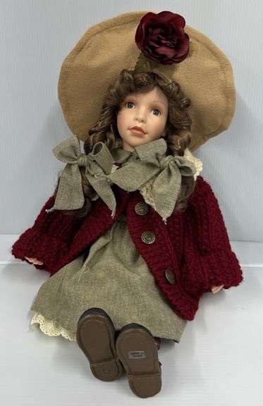 (K) The Hamilton Collection Porcelain Doll - Kraft Auction Service, LLC