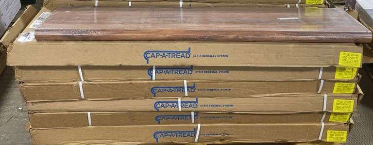 (CW) Cap-A-Tread PARADISE JATOBA Laminate Stair Tread & Reversible ...