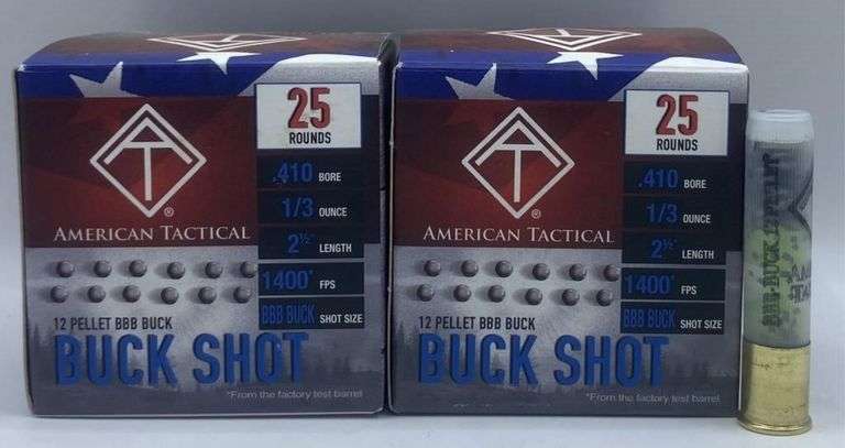 (DV) American Tactical .410 Bore Bird Shot Target Load - Kraft Auction ...