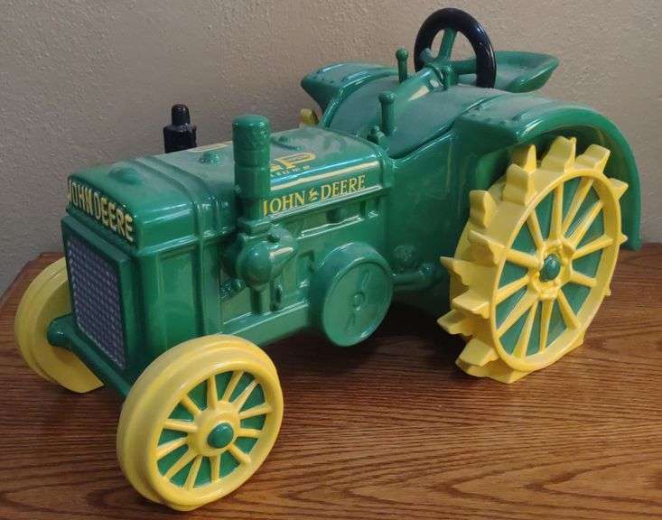 John Deere GP31 Enesco Tractor Ceramic Cookie Jar - Kraft Auction Service, LLC