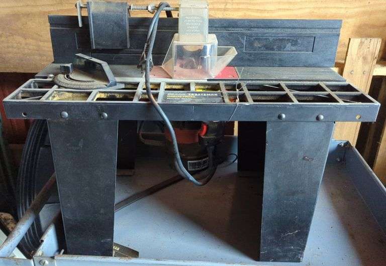 (F) Sears Craftsman International Router Table - Kraft Auction Service, LLC