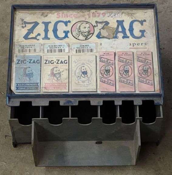 (E) Zig Zag Cigarette Paper Box Dispenser - Kraft Auction Service, LLC