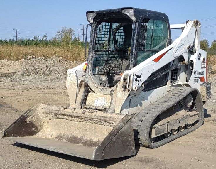 2018 Bobcat T595 Compact Skid Steer Track Loader - Kraft Auction ...