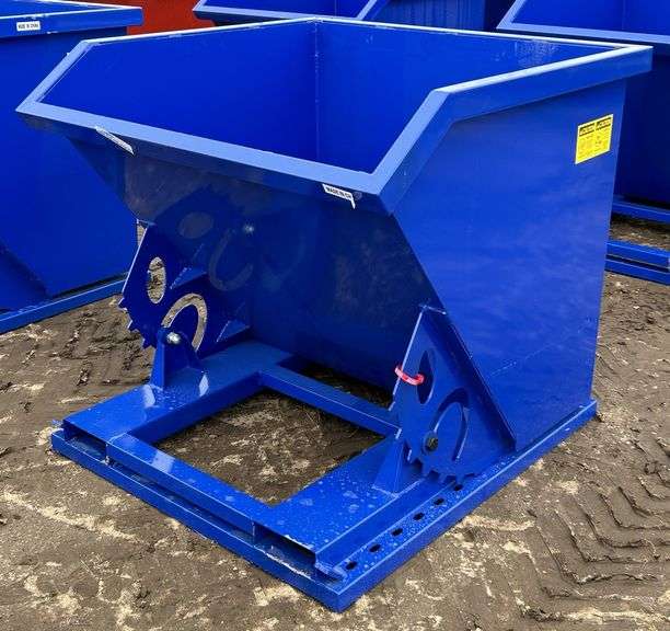 (BF) NEW 1 Cu. Yard Self Dumping Hopper - Kraft Auction Service, LLC