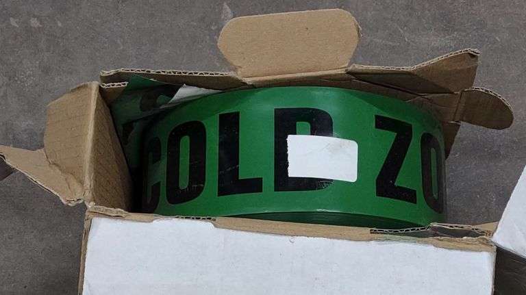 (ZZ) Cold Zone Barricade Tape w/ Reel - Kraft Auction Service, LLC