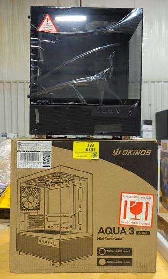 OKINOS Aqua 3 Mini-Tower Case (13"×9"×15") w/ Box - Kraft Auction ...