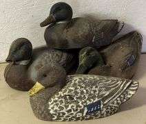 (4) Vtg. Paper Duck Decoys J.C. Higgins, - Kraft Auction Service, LLC