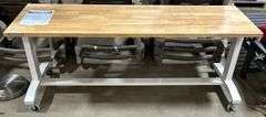 (CZ) Husky 72” Adjustable Height Work Table - Kraft Auction Service, LLC