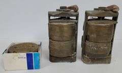 (S) Brass Hanau Denture Flask Presses, with Extra Lower Flask - Kraft ...