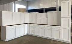 (WE) ARCADIA WHITE Premium Kitchen Cabinets - Kraft Auction Service, LLC