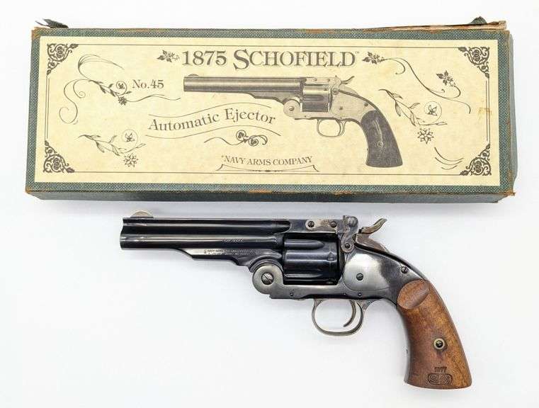Uberti Navy Arms Co 1875 Schofield .45 LC Revolver - Kraft Auction ...