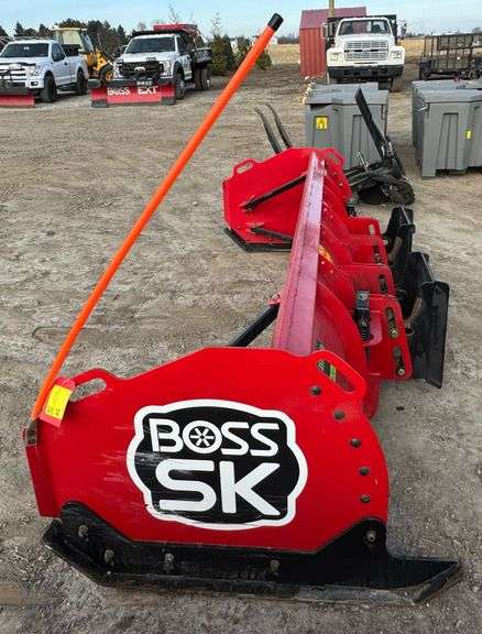 BOSS SK 121in Quick Attach Snow Pusher Blade Crate 10-0 SK BPX TRP ...
