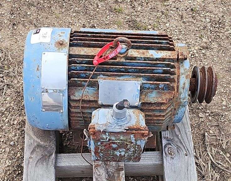 (BP) 15 HP 3 Phase Motor - Kraft Auction Service, LLC