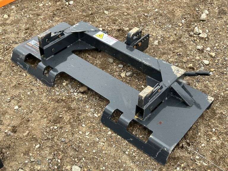 (U) 2023 Wolverine Skid Steer 3 Point Hitch Adapter - Kraft Auction ...