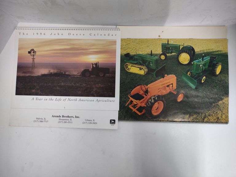 Vtg. Tractor Calendars Incl. Oupont & John Deere - Kraft Auction ...