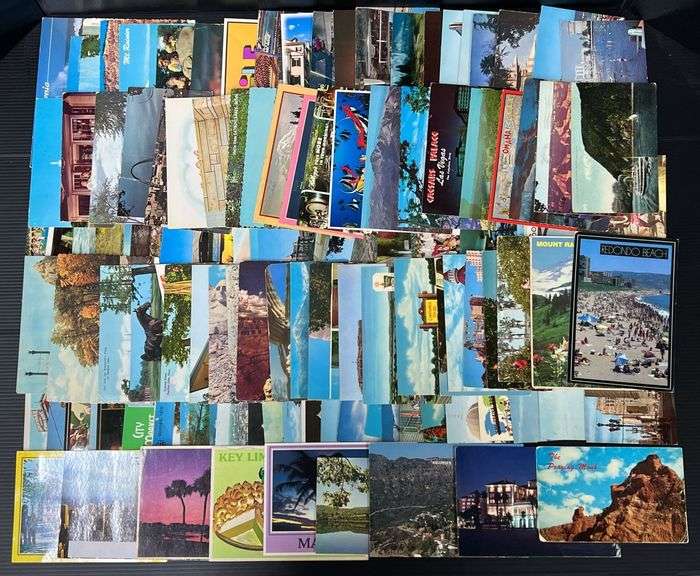 (V) VIntage Color Postcards, Largest Is 6.5” X 5.5”. - Kraft Auction ...