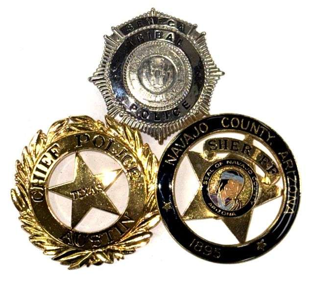 Texas Police Chief, Sheriff & Tribal Police Badges - Kraft Auction ...