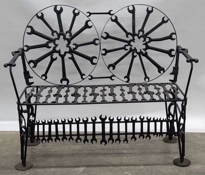 (N) Repurposed Wrench Bench - Kraft Auction Service, LLC